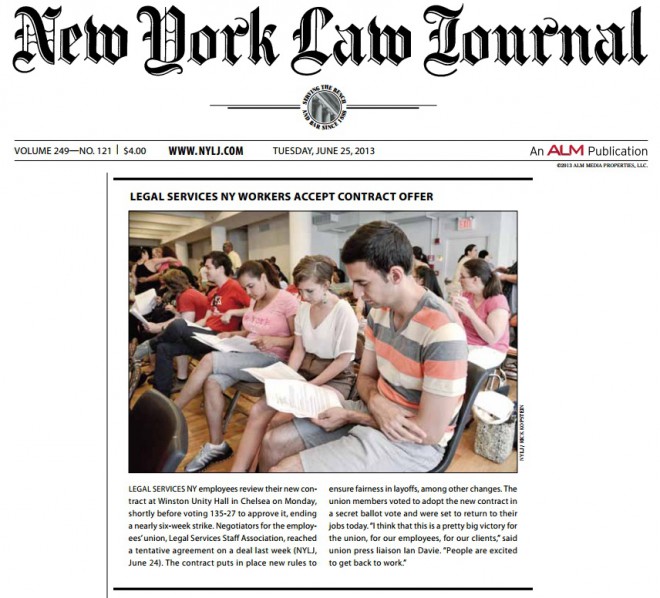 2013 LSNYC Strike | Legal Services Staff Association UAW/NOLSW Local 2320