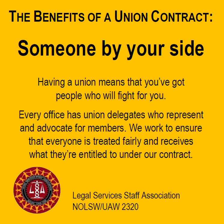 Benefits of a Union Contract | Legal Services Staff Association UAW ...