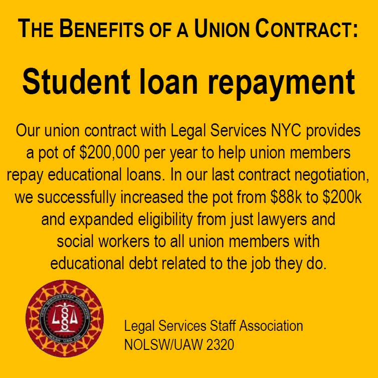 Benefits of a Union Contract | Legal Services Staff Association UAW ...